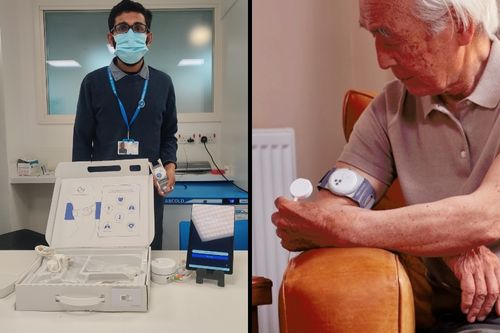 Virtual Ward team trial new remote monitoring technology