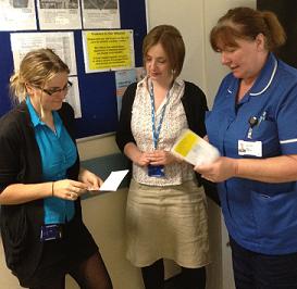 Role shadowing one - matrons - Julie Teahan and Sarah Hayes
